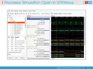 Design Of Superscalar Dual Issue RISC V Processor PDF