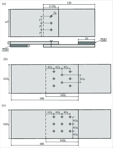 Riveted Specimens In Fatigue Tests A Single Row Riveted Lap Joint