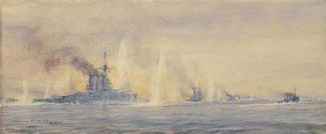 Hms Tiger 1913 And Battle Cruisers At Windy Corner 31st May 1916