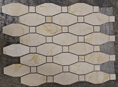 Crema Marfil Long Octagon Marble Trend Marble Granite Travertine