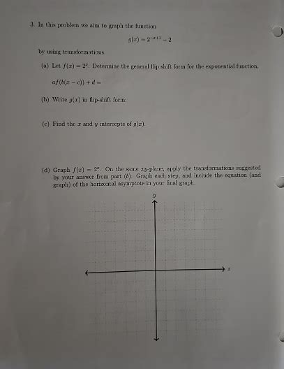 Solved In This Problem We Aim To Graph The