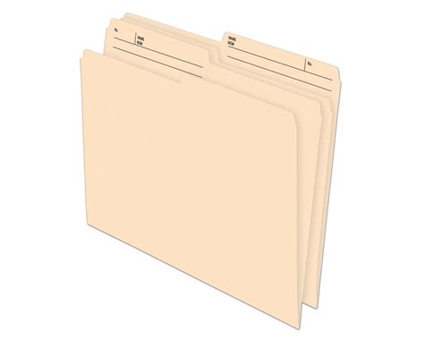 File Folder 1 2 Cut Tab 13 1 2 Pt Letter Manila