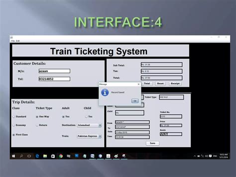 Train Ticketing System Pptx