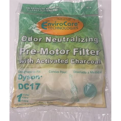 Envirocare Dyson Replacement Pre Motor Vacuum Filter To Fit Dc17 Part