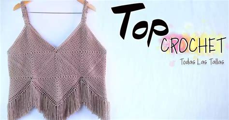 Tutorial Gratis De Crop Top Tejido Con Motivos
