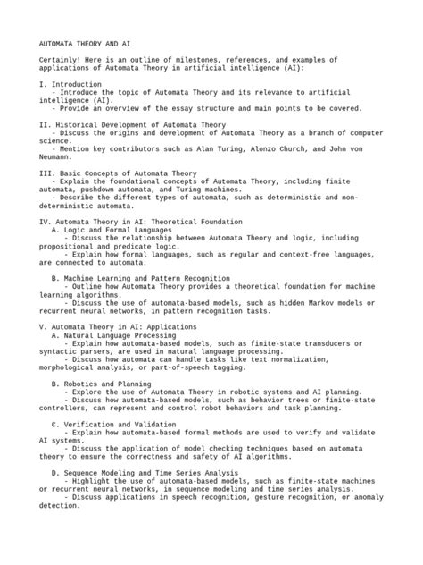 automata theory and ai pdf artificial intelligence intelligence