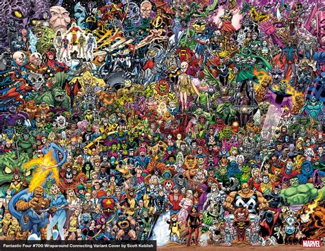 Artist Scott Koblish Celebrates The Fantastic Four S 700th Issue With