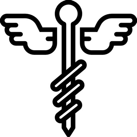 Caduceo Icono Gratis