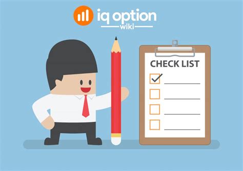 Personal Trading Checklist Iq Option Wiki