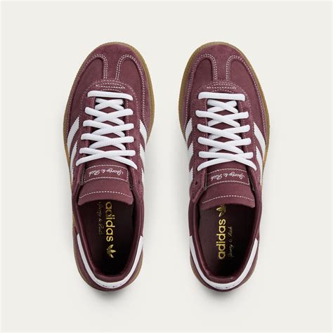Handball Spezial adidas x Sporty & Rich Originals Shoes - Burgundy ...