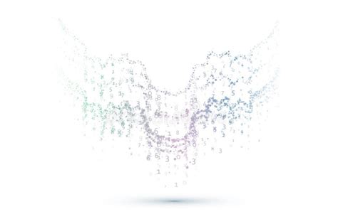 Abstract Data Flow Background Stock Vector Illustration Of Data Line