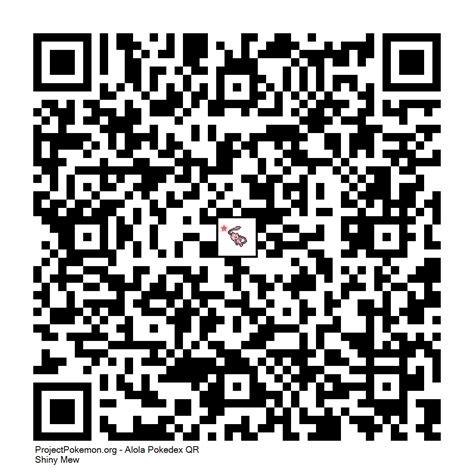 151 Shiny Mewpng Generation 7 Qr Codes Project Pokemon Forums