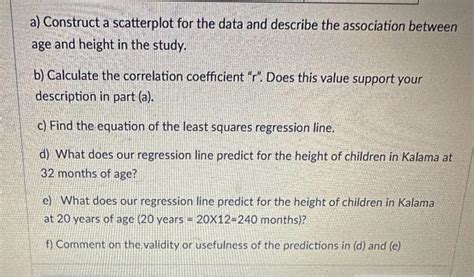 Solved When Creating Scatterplots Calculating Correlation