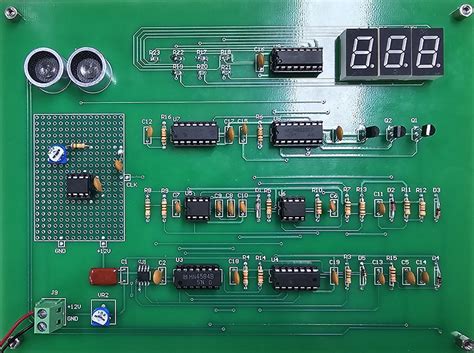 [전자회로] Project Distance Measurement Circuit Using Supersonic Sensor Ppt And Pdf