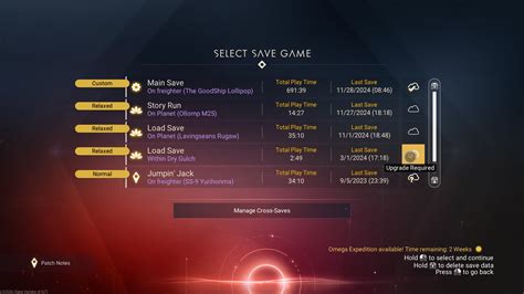 Nms Cloud Cross Saves Beta Nms Worlds Etarc Community