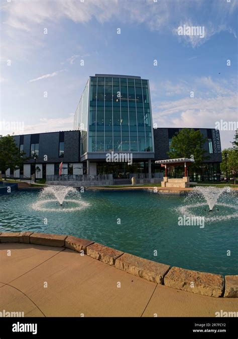 Olathe Kansas June 13 2023 Fisheye View Of The New Downtown Olathe
