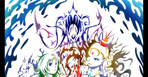 Ff 切り絵っぽいff絵19 リディア～幻獣界の親子～ Ff4 Yatsuのイラスト Pixiv