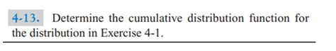4 13 ﻿determine The Cumulative Distribution Function