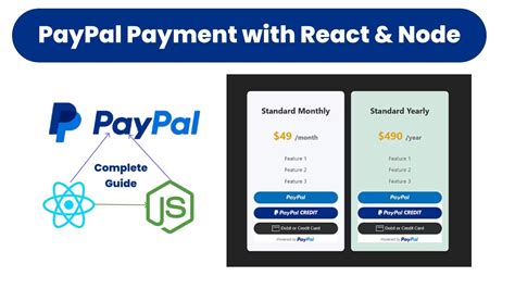 How To Integrate Paypal Payment Gateway In React Js And Node Js Paypal Integration In React Js