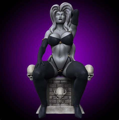 Lady Death Stl 3d Stl File Sexy Anime Girl Stl Woman Stl Instantly