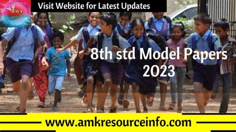 Th Std Assessment Exam Model Papers Released Amk Resource World