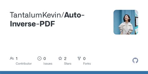 Github Tantalumkevinauto Inverse Pdf