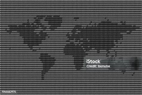 디지털 세계 지도 이진 코드 질감 1 0 패턴 지구 지도 0에 대한 스톡 벡터 아트 및 기타 이미지 0 가상현실 개념 Istock