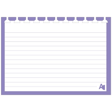 Fichas Color Code Lilás C 30 Folhas 180gm² 105x148mm Ad Cadernos Artes Da Dianinha