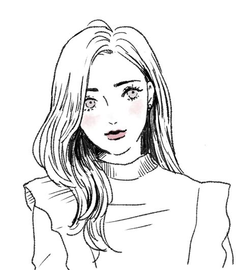 おしゃれでかわいい！ハイセンスな似顔絵描きます Snsアイコンに使いやすいおしゃれ女子・男子イラスト描きます 似顔絵作成 ココナラ