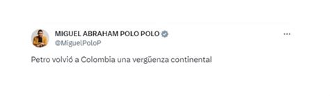 Miguel Polo Polo Le “jaló Las Orejas” A Gustavo Petro Por Perder Los