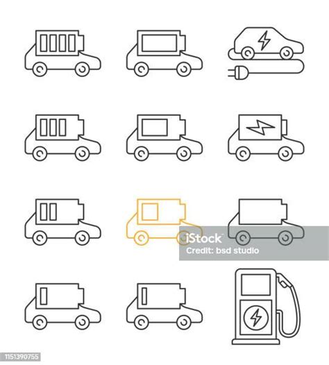 전기 자동차 배터리 충전 아이콘 0명에 대한 스톡 벡터 아트 및 기타 이미지 0명 낮음 녹색 기술 Istock