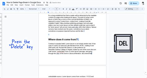 How To Delete Page Break In Google Docs 6 Easy Steps