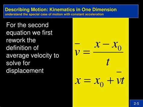 Ppt Describing Motion Kinematics In One Dimension Powerpoint Presentation Id2431164