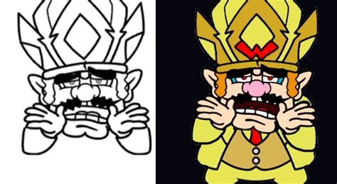 Wario Deluxes Defeat Pose Comparison By Kgamingart On Deviantart