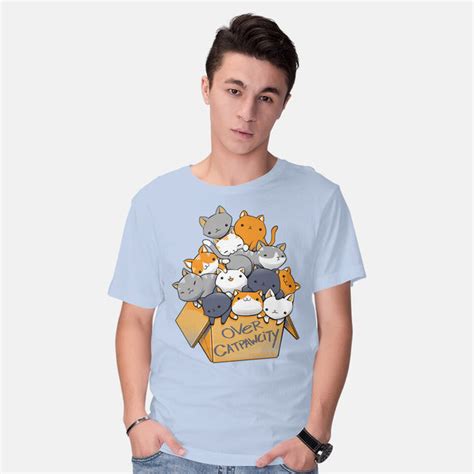 Over Catpawcity Mens Basic Tee Tobefonseca By Teefury