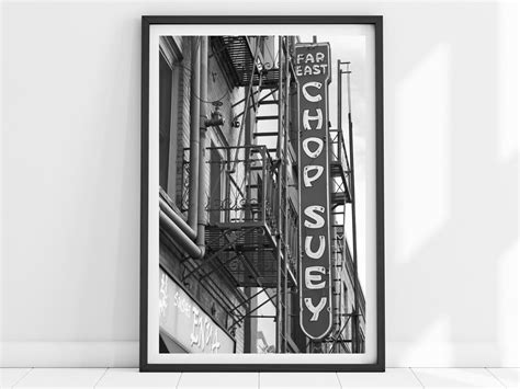 Vintage Chop Suey Print Aesthetic Kitchen Decor Cooking Art Kitchen