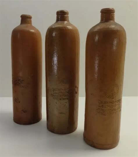 ANTIQUE WATER BOTTLE Selzer Brunnen 19th Century Original Mineral