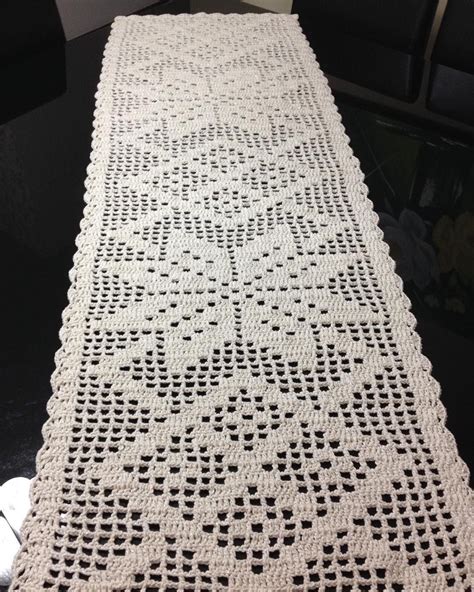Caminho de mesa de crochê 35 peças para te inspirar e modelos passo a
