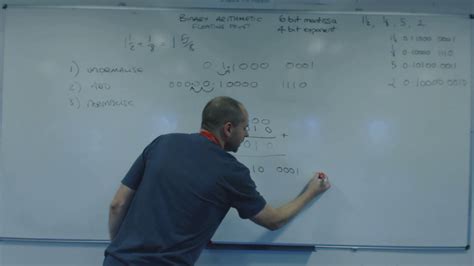 Binary Arithmetic Part 5 Floating Point Addition Worked Examples Youtube