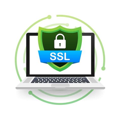 Premium Vector Secure Connection Icon Vector Illustration Isolated On White Background Flat