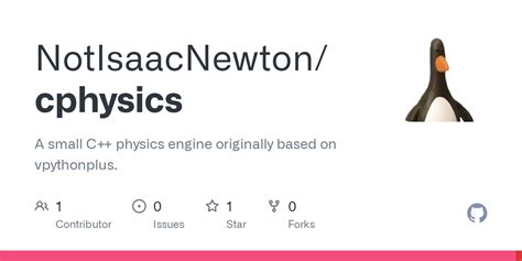 Github Notisaacnewtoncphysics A Small C Physics Engine Originally Based On Vpythonplus