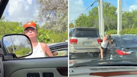 Woman Gets Instant Karma In Road Rage Incident Car Crashes Into Suv