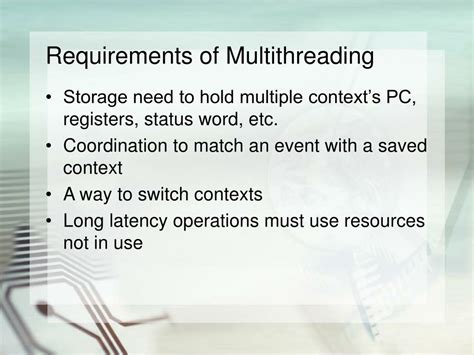 ppt lecture 11 multithreaded architectures powerpoint presentation