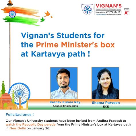 Vignans University On Linkedin Republicday2023 January2023 Vignan