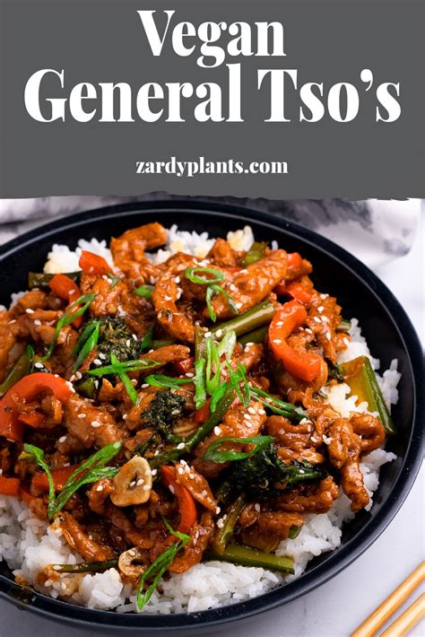 Vegan General Tsos Chicken Vegan And Oil Free Recipes Zardyplants