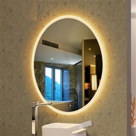 Gương Elip đèn Led Cảm ứng Led102