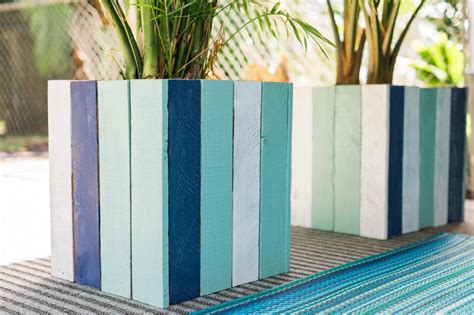 Upcycle Old Pallets Into Colorful Planter Boxes Hgtv