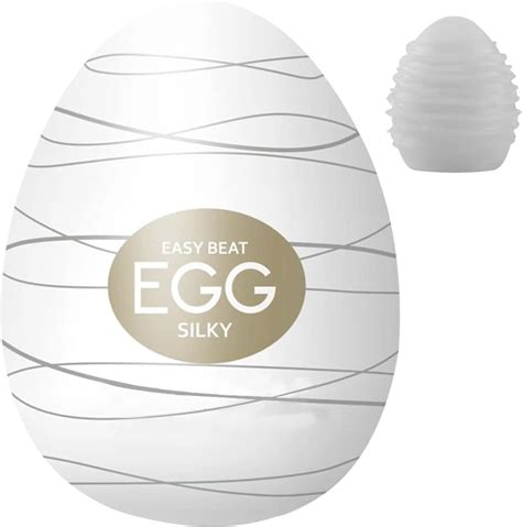 Ovo Mastubador Egg Penis Silky Punheta Estimulo Sexshop Flexivel Sexo