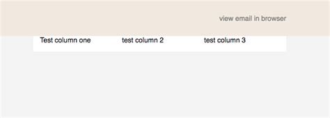 Html Zurb Email Template Columns Widths Are Being Split Evenly
