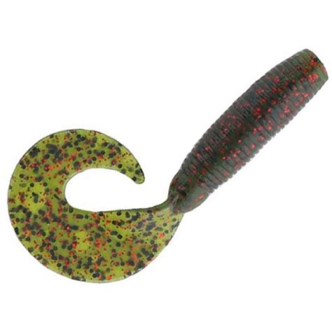 Dry Creek Custom Baits Single Tail Money Grubber Grub Watermelon Red